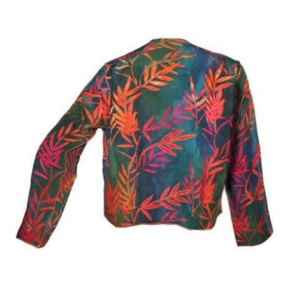 Reversible Embroidered Hawaiian Jacket | Tropical Tantrum